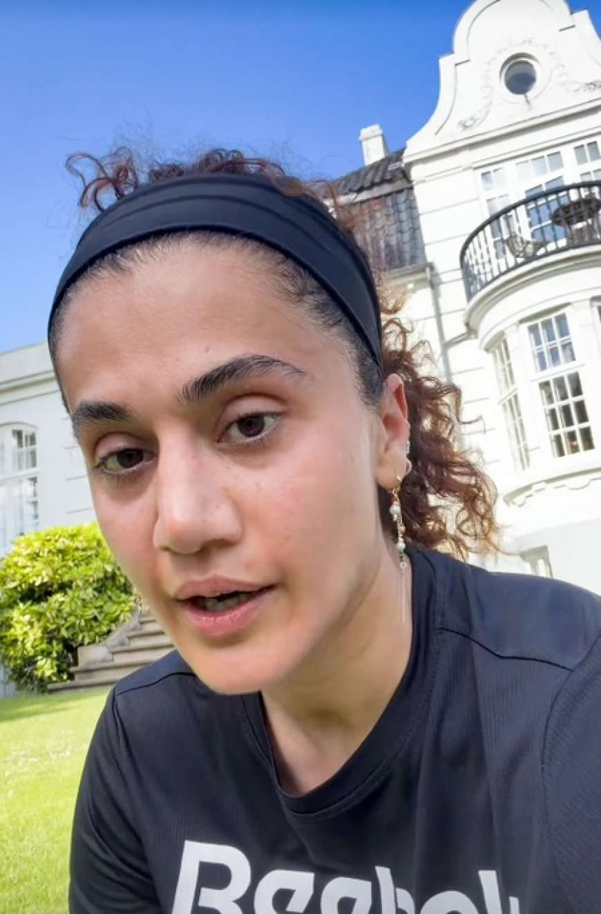 Taapsee Pannu on why we work out & how to judge if we are actually ...