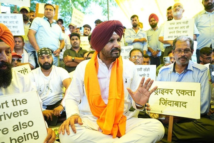 PPCC president Raja Warring joins protesting cab drivers; supports ...